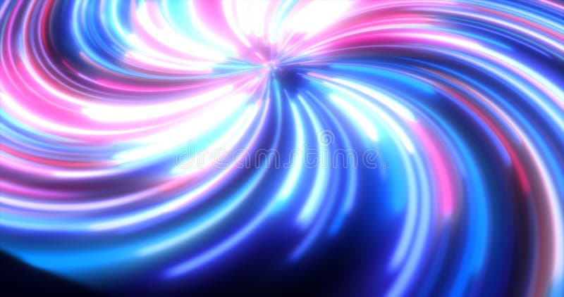 Abstract Purple and Blue Multicolored Glowing Bright Twisted Swirling ...