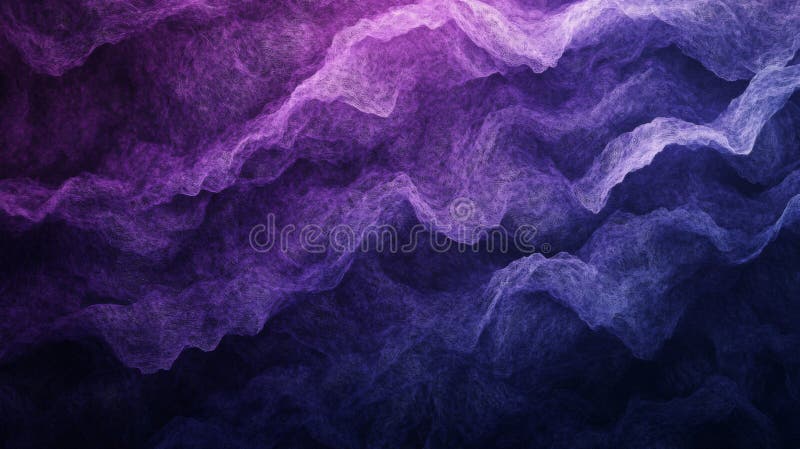 Abstract Purple and Blue Particle Wave Background Stock Illustration ...