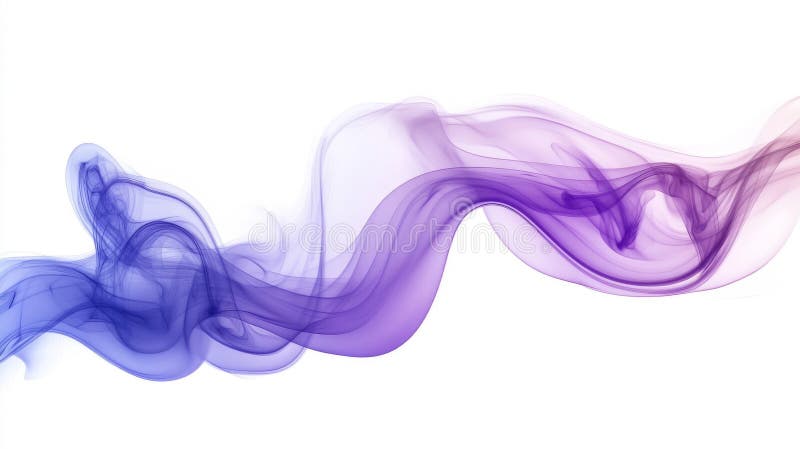 Abstract Purple Blue Smoke Wave Background Stock Illustration ...