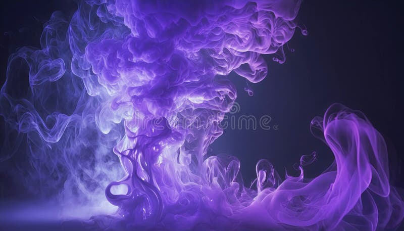 Abstract Purple Blue Smoky Background.AI Generated Stock Illustration ...
