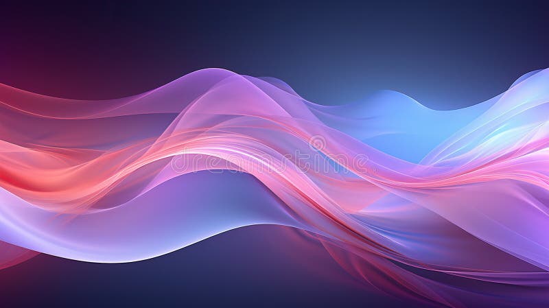 Abstract Purple and Blue Wave Background Stock Illustration ...