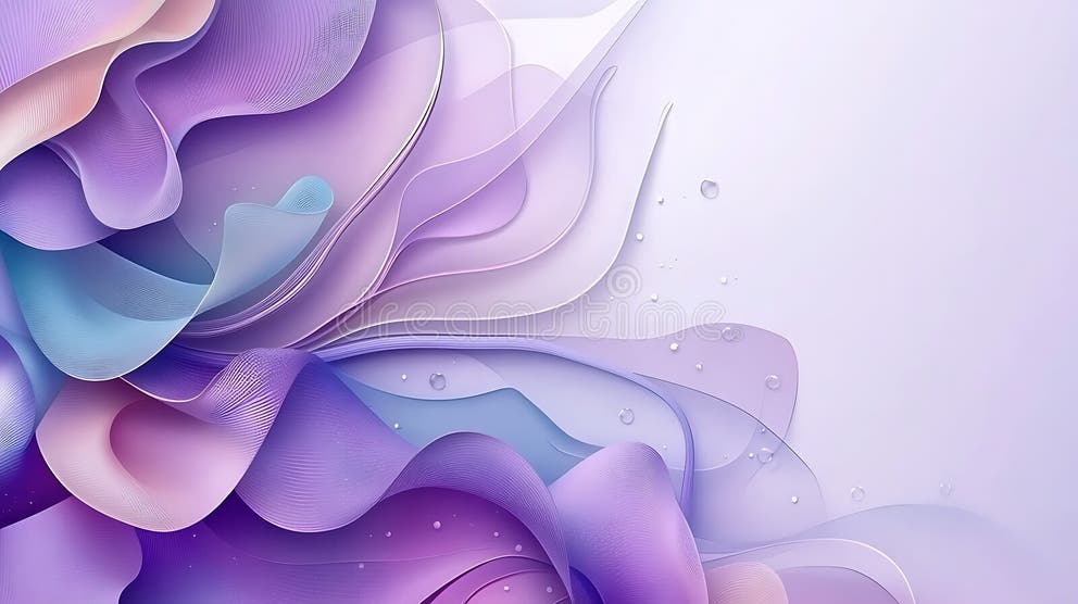 Abstract Purple and Blue Wave Forms Design Stock Photo - Image of waves ...
