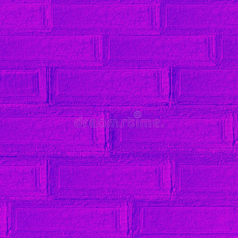 Abstract Purple Color Stone Block or of Brick Wall. Stock Photo - Image ...