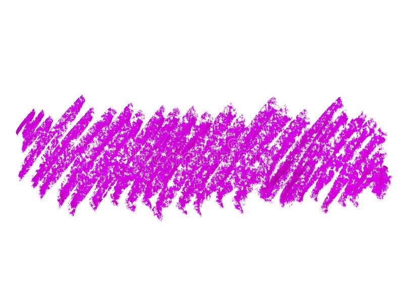 Abstract Purple Crayon on White Background. Purple Crayon Scribble ...