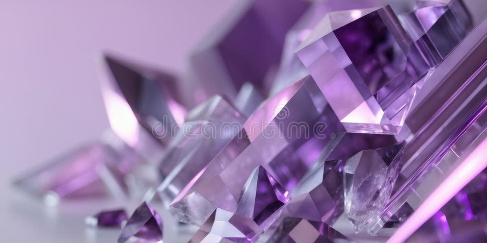 Abstract Purple Crystal Texture Background Diagonal Lines Stock Photo ...