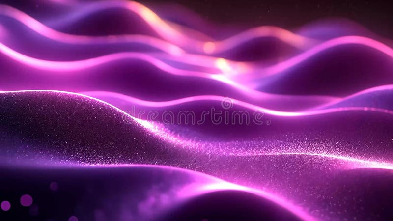 Abstract Purple Digital Wave in Motion Background Stock Footage - Video ...