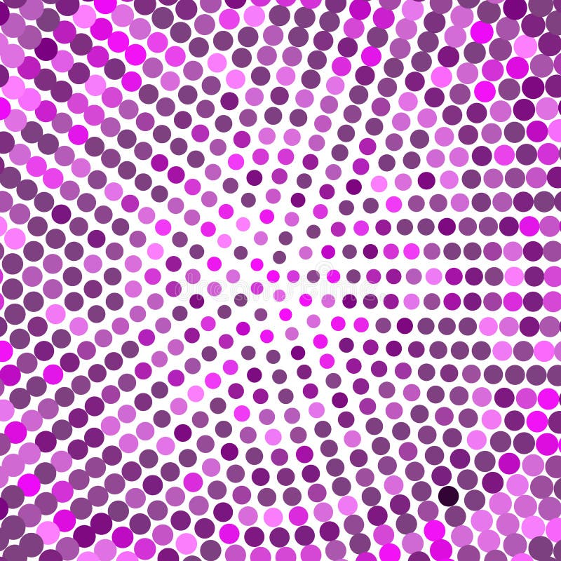 Abstract Purple Dotted Background Halftone Dots Radial Texture ...