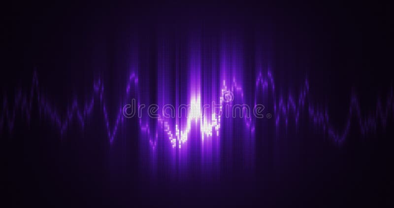 Abstract Purple Energy Equalizer from Particles and Points Abstract ...