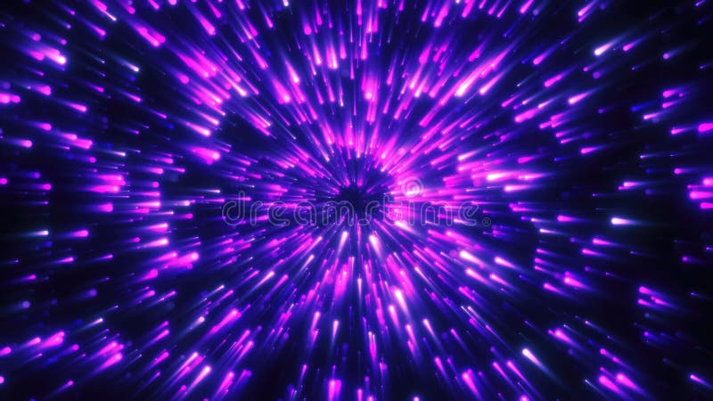 Abstract Purple Energy Flow with Motion Effect and Digital Streaks ...