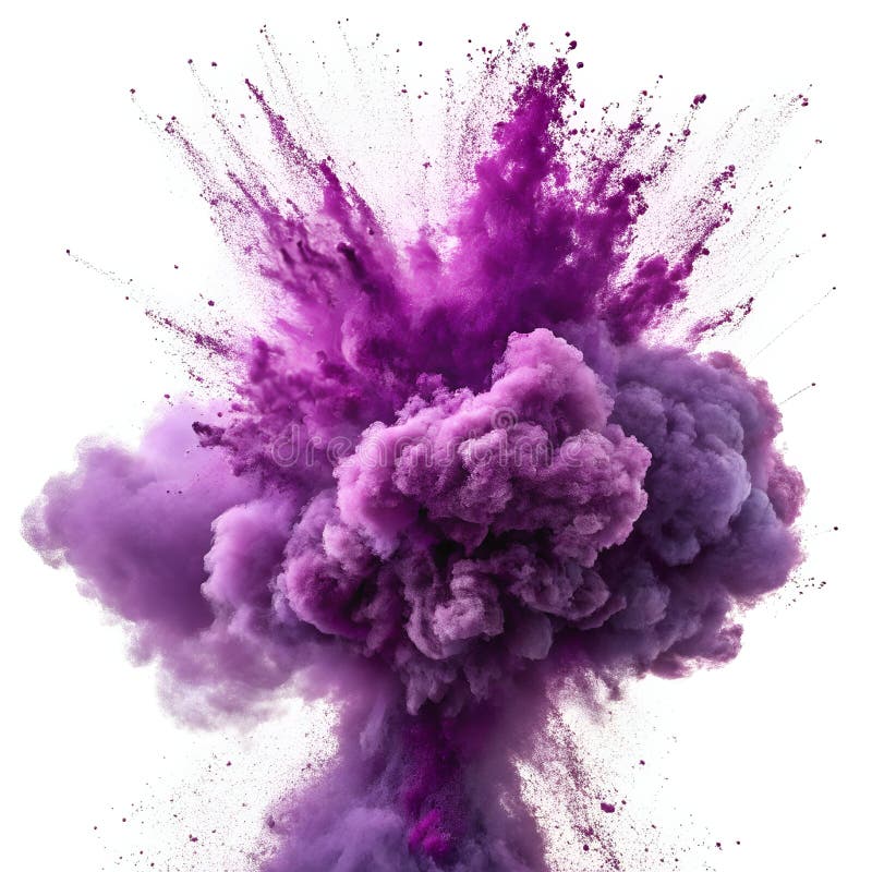 Abstract Purple Explosion stock illustration. Illustration of visual ...