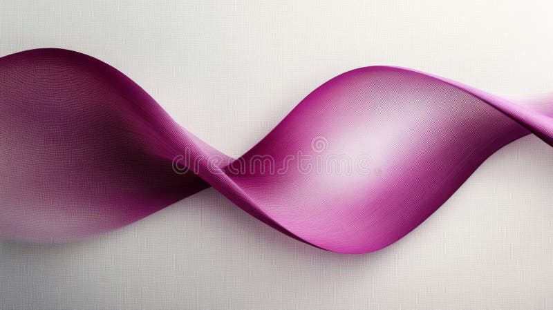 Abstract Purple Fabric Wave Design Stock Illustration - Illustration of ...