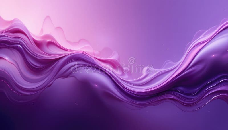 Abstract Purple Flow Background with Elegant Waves and Subtle Light ...