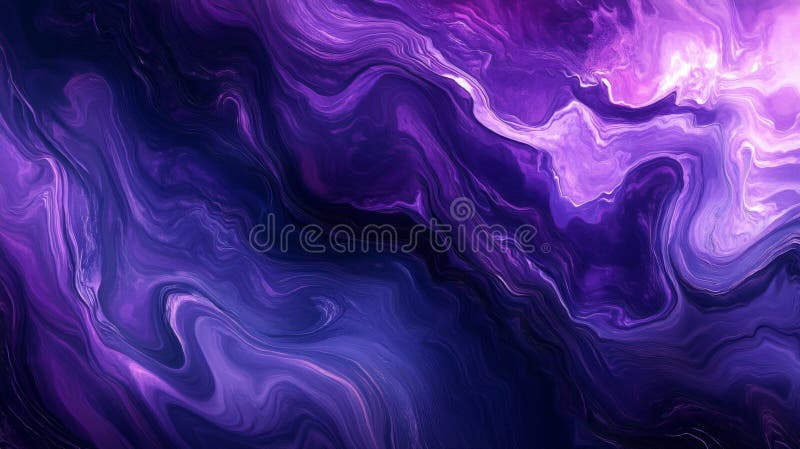 Abstract Purple Fluid Swirl Background Texture Stock Illustration ...