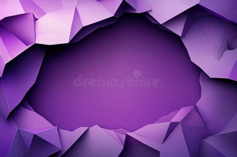 Abstract Purple Geometric Background with Layered Hexagonal Shapes ...