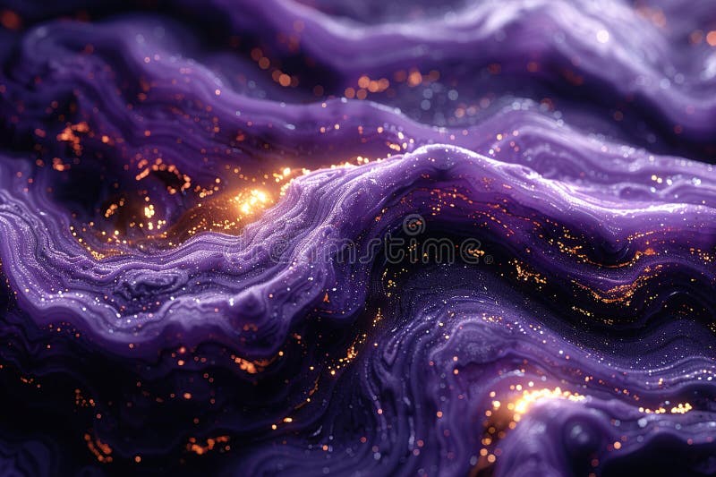 Abstract Purple and Gold Texture Stock Illustration - Illustration of ...
