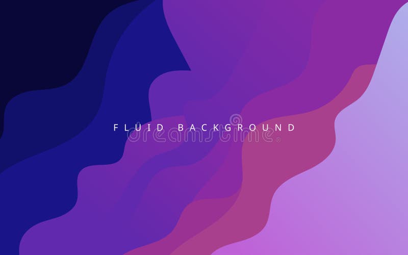 Abstract Purple Gradient Wave Fluid Color Background. Stock Vector ...