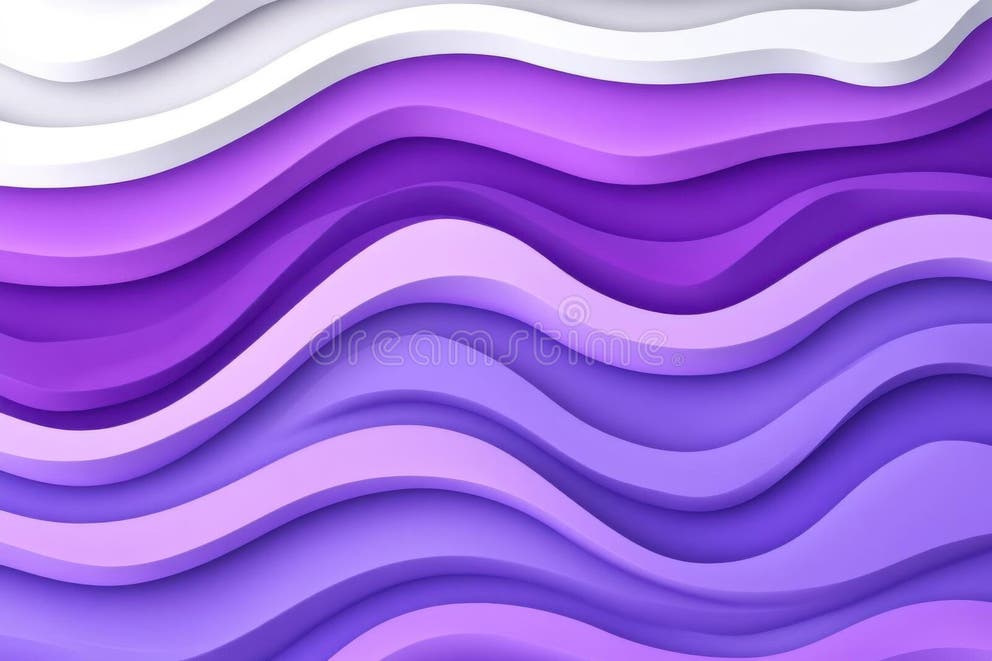 Abstract Purple Layers Creates a Wave Effect, Modern Presentation Theme ...