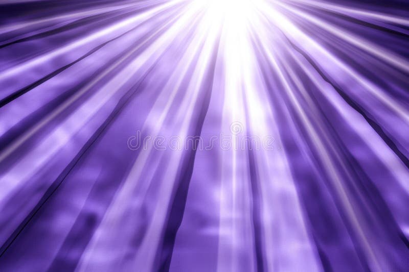 Abstract Purple Light Rays Background with Radiant Beam Effect. Stock ...