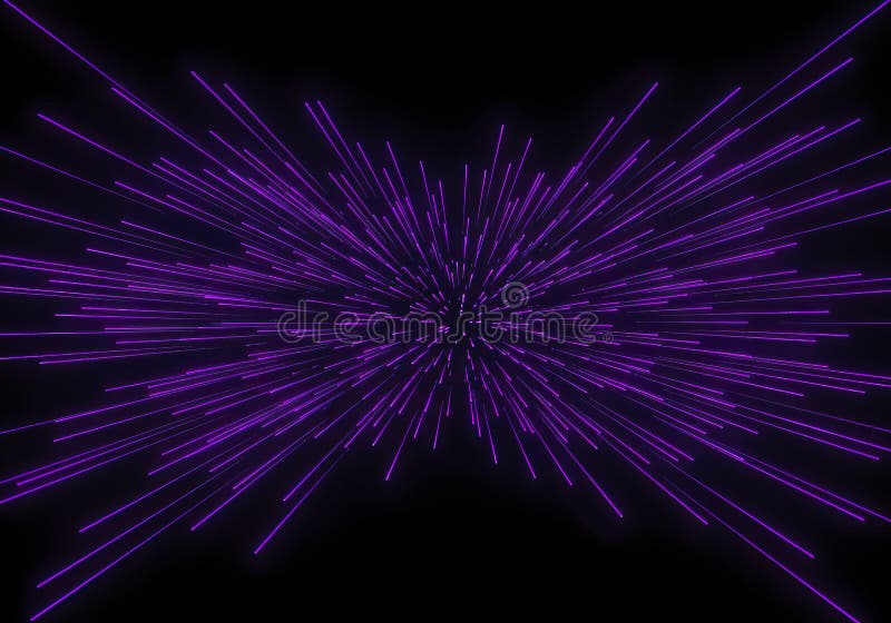 Abstract Purple Light Rays Exploding Outwards Background for Technology ...