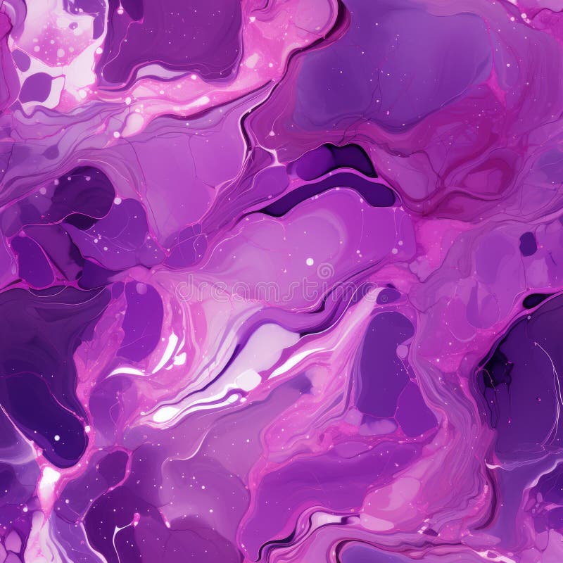 Abstract Purple Liquid Texture: Cosmic Fantasy and Psychedelic Artwork ...