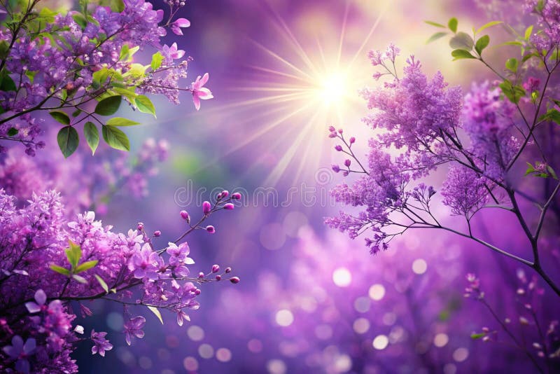 Abstract Purple Nature Background Stock Illustration - Illustration of ...