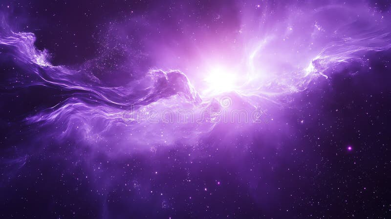 Abstract Purple Nebula Cosmic Background Texture for Design Projects ...