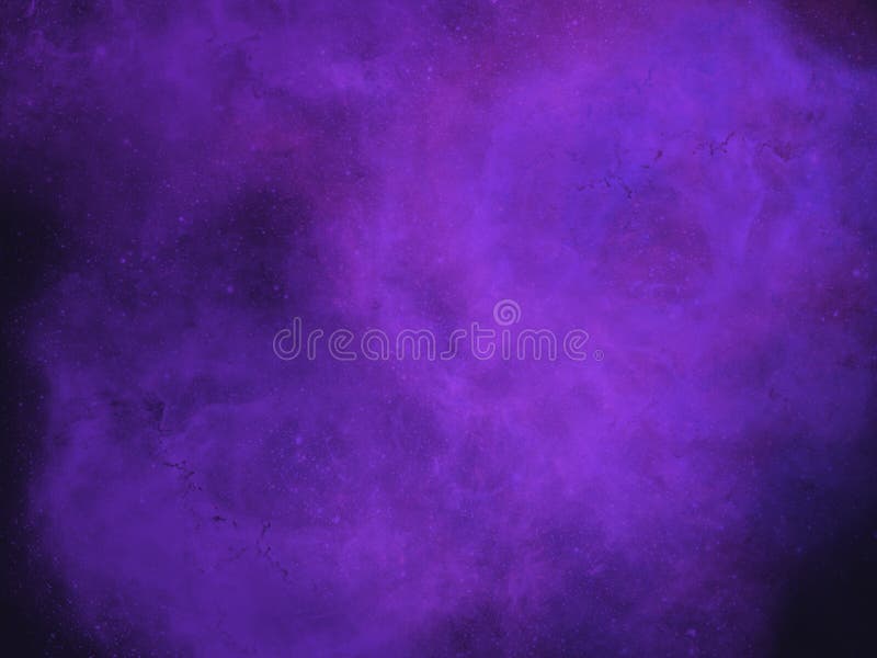 Abstract Purple Nebula Space Background Stock Illustration ...