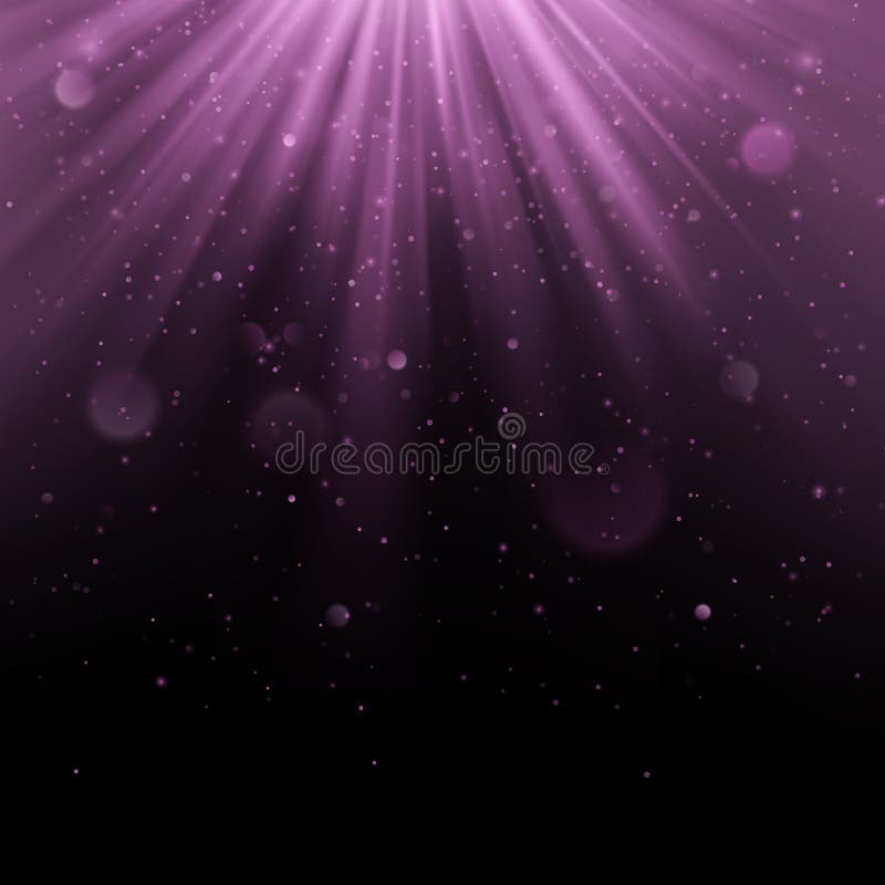 Abstract Purple Overlay Effect. Shimmering Object with Rays Background ...
