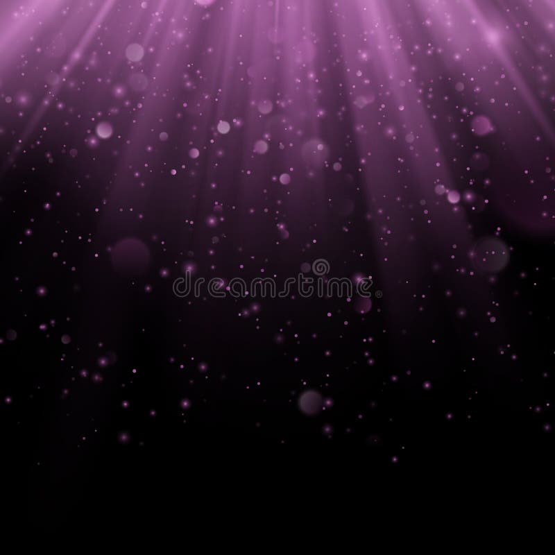 Abstract Purple Overlay Effect. Shimmering Object with Rays Background ...
