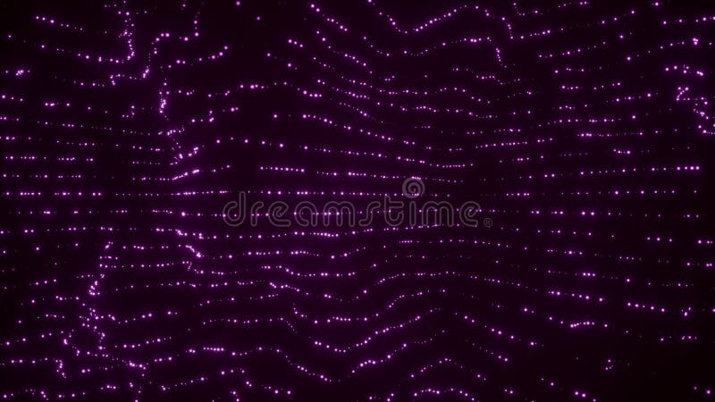 Abstract Purple Particles Background Stock Illustration - Illustration ...