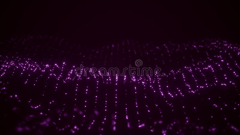 Abstract Purple Particles Background Stock Illustration - Illustration ...