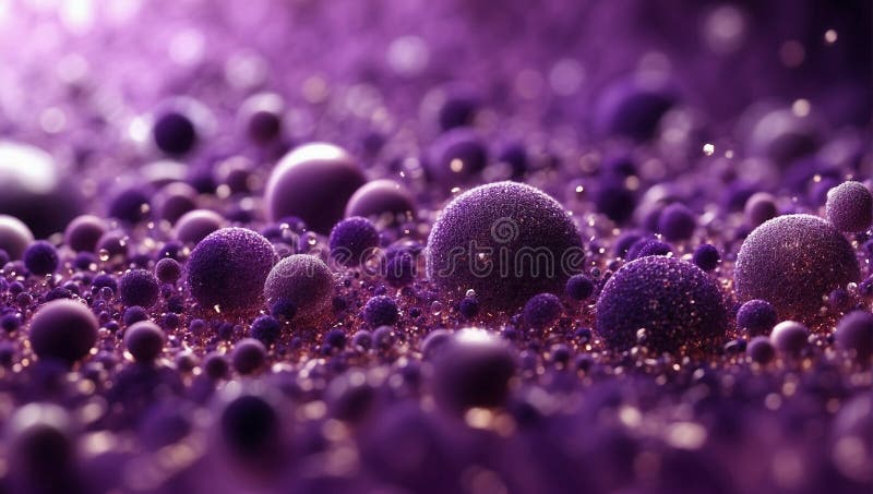 Abstract Purple Particles Ball Texture Background Stock Illustration ...