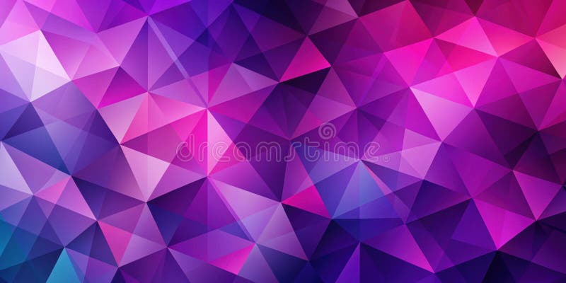 Abstract Purple and Pink Geometric Triangular Mosaic Pattern ...