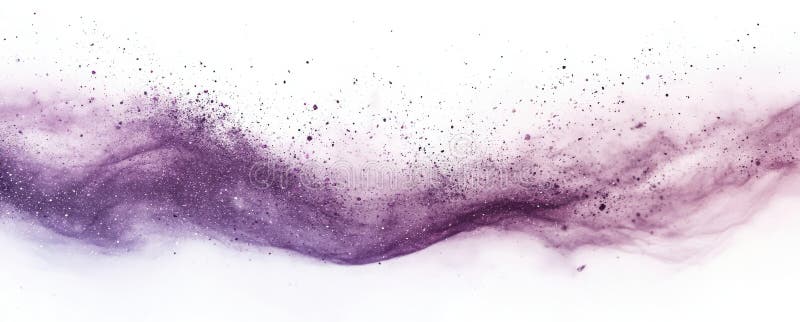 Abstract Purple Pink Glitter Wave on White Background Stock ...