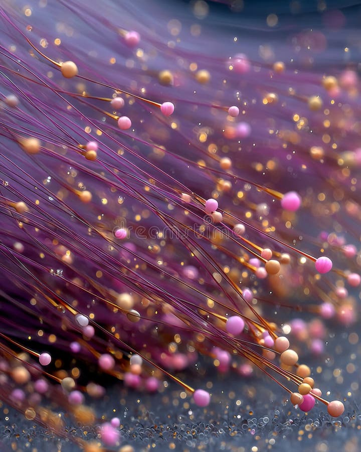 Abstract Purple Pink Gold Glitter Background Stock Illustration ...