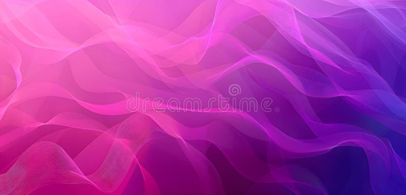 Abstract Purple and Pink Gradient Background with Wavy Lines Stock ...