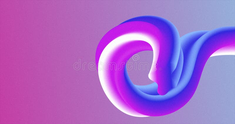 Abstract Purple Pink Gradient 3D Caramel Candy Curved Line Bubblegum ...