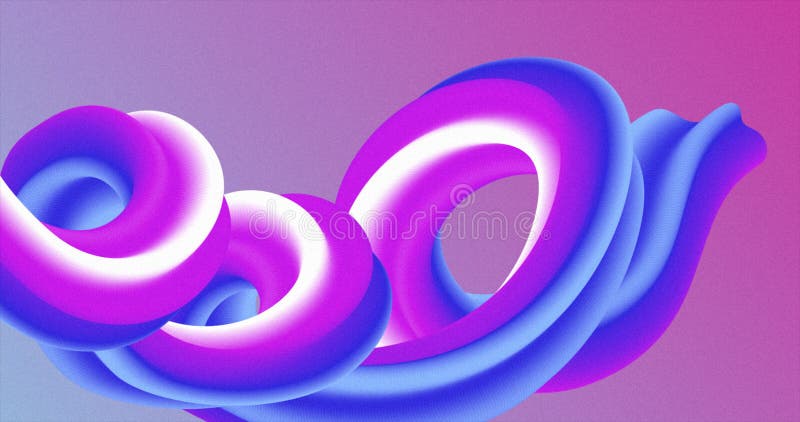 Abstract Purple Pink Gradient 3D Caramel Candy Curved Line Bubblegum ...