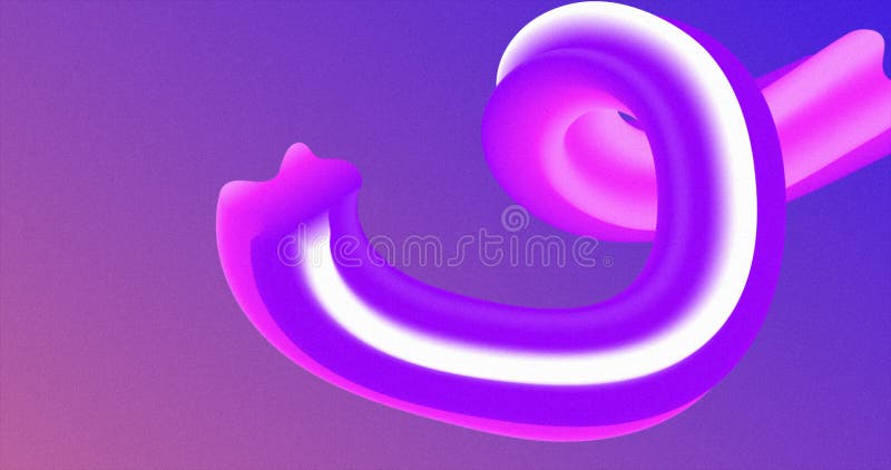 Abstract Purple Pink Gradient 3D Caramel Candy Curved Line Bubblegum ...