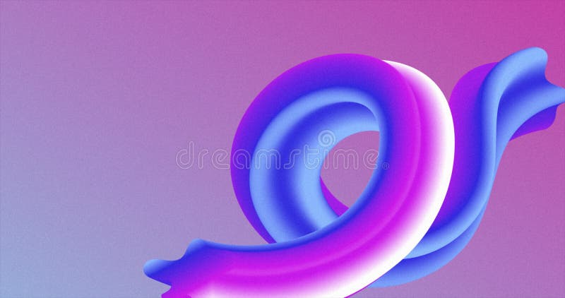 Abstract Purple Pink Gradient 3D Caramel Candy Curved Line Bubblegum ...