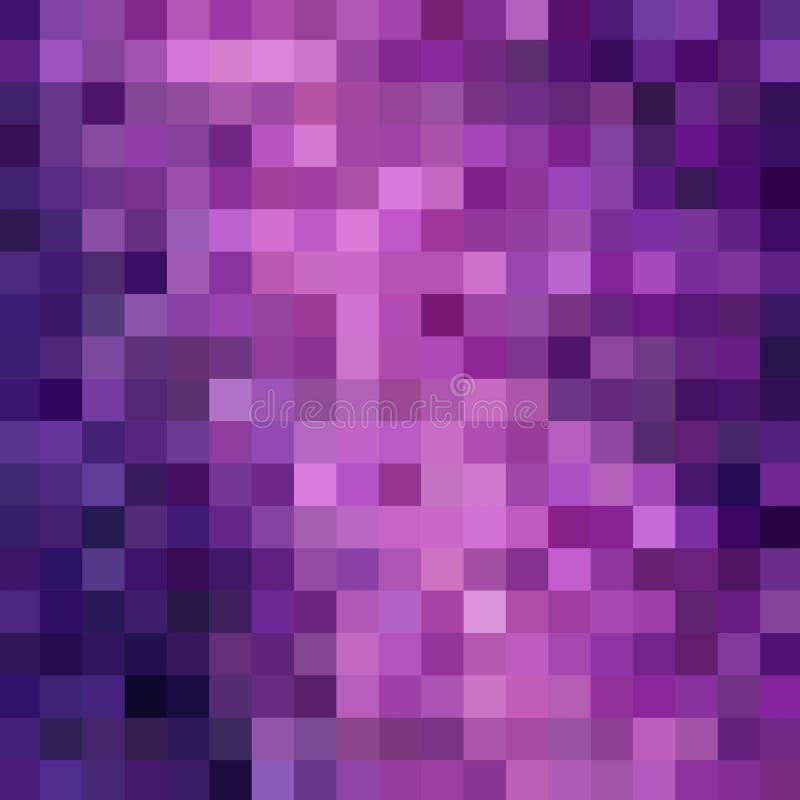 Abstract Purple Pixel Background Frame with Empty Space for Text. Eps ...