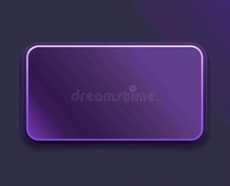 Abstract Purple Rectangular Card with Rounded Corners on Dark ...