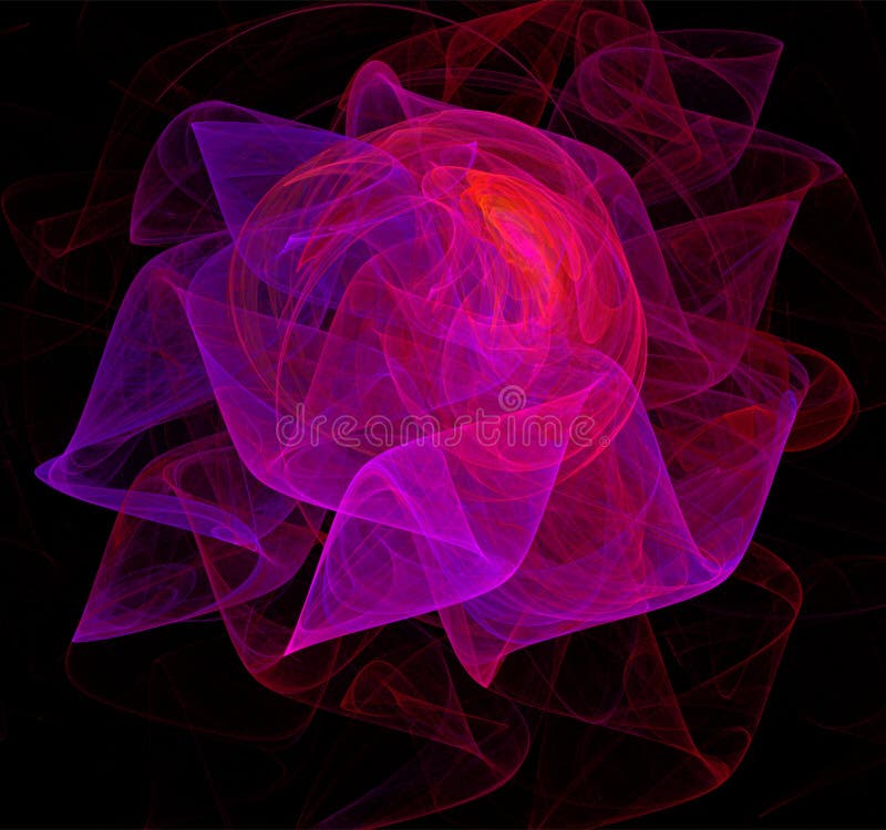 Abstract Purple-red Pattern on Black Background, Wallpaper Stock ...