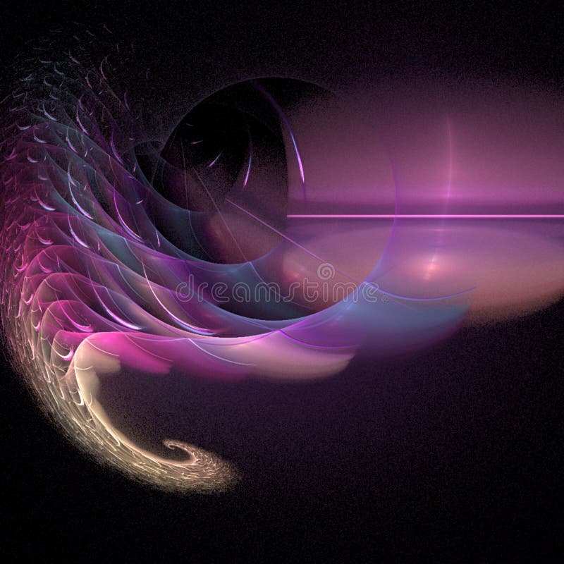 Abstract Purple-red Pattern on Black Background, Wallpaper Stock ...