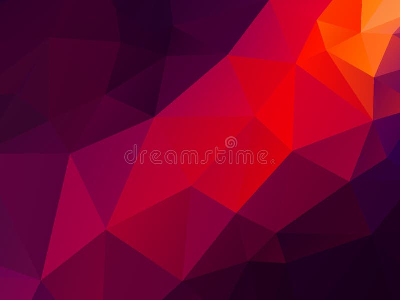 Abstract Purple Red Triangles Background Stock Vector - Illustration of ...