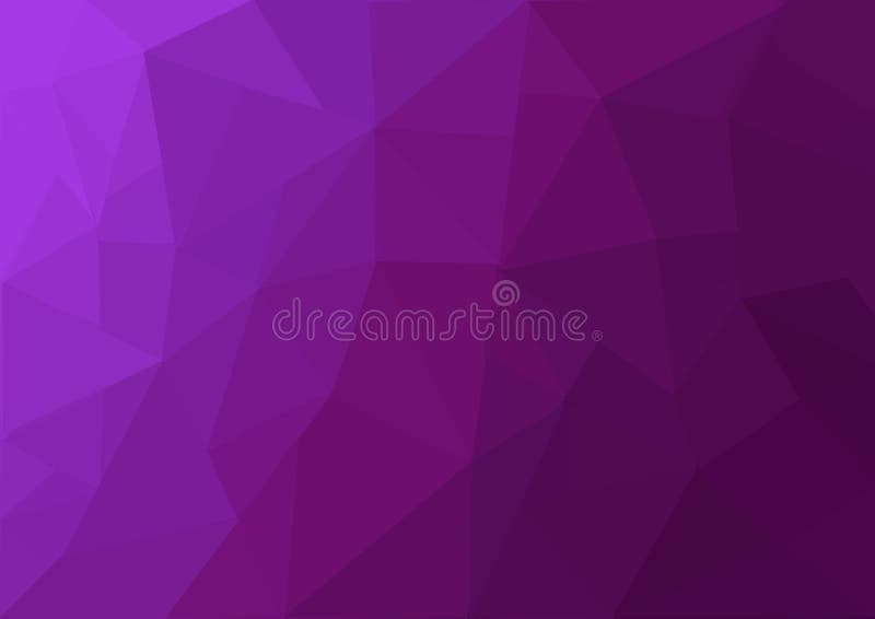 Purple Shade Low Poly Background Stock Illustration - Illustration of ...