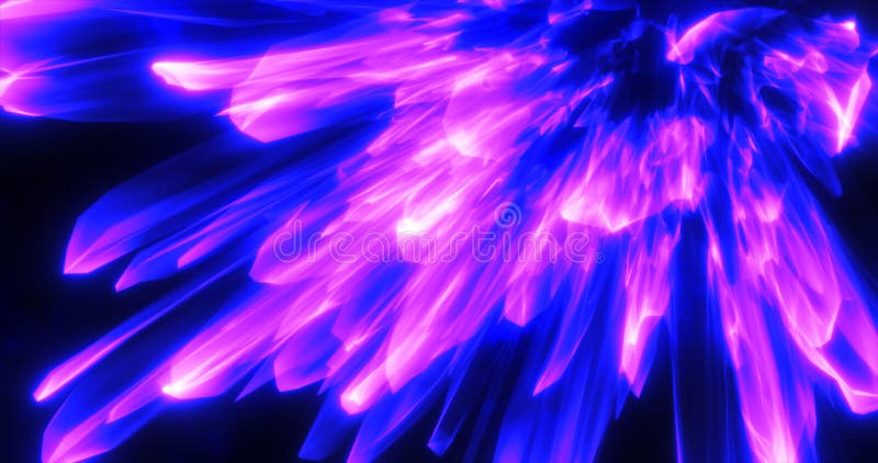Abstract Purple Shiny Glowing Energy Lines and Magical Waves, Abstract ...