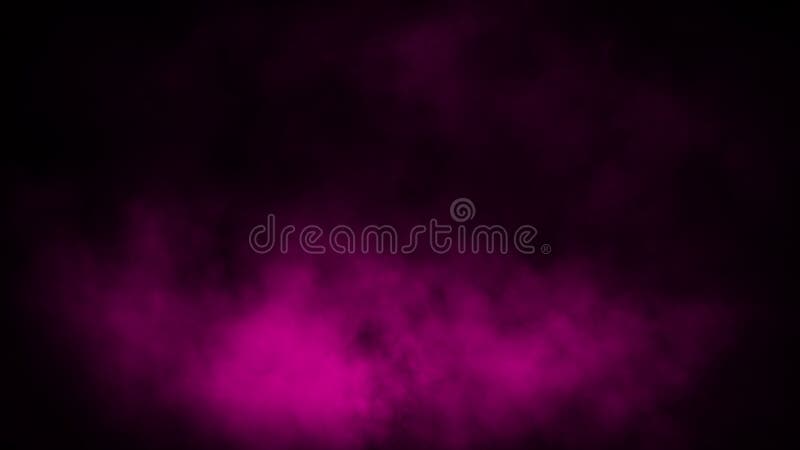 Abstract Purple Smoke Mist Fog on a Black Background. Texture Stock ...