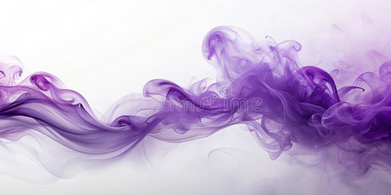 Abstract Purple Smoke Wave Design Serene Swirls and Fluid Forms ...