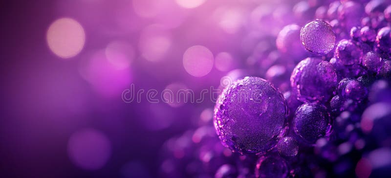 Abstract Purple Spheres Background Digital Art Design Texture 3D Dark ...